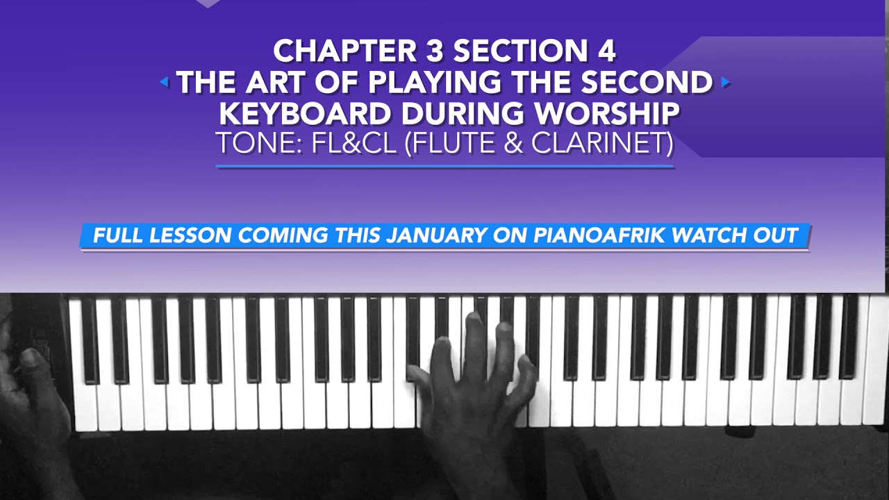 The art of playing the second keyboard During Worship - YouTube