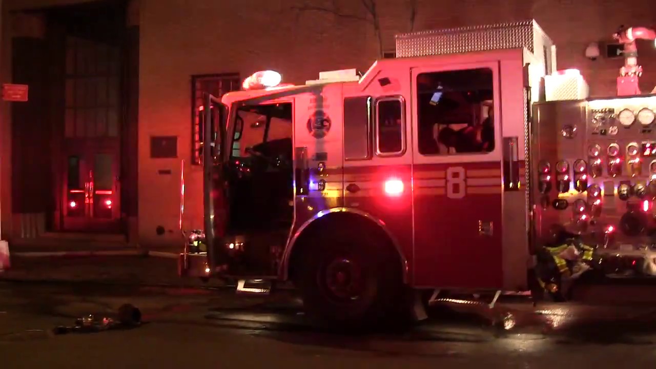 FDNY Operating at a 10-77 All Hands High Rise Fire on 44th street and ...