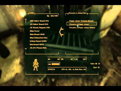 Fallout 3 Cut Content - Pink Power Armor