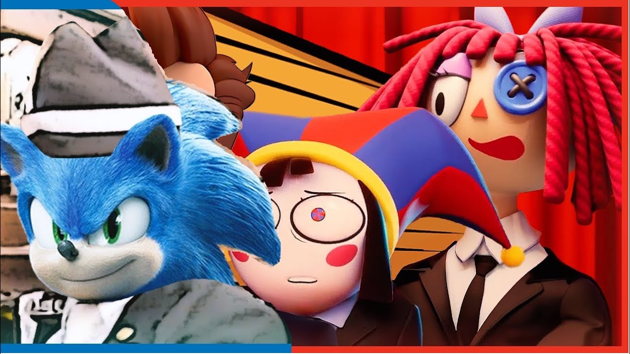 Sonic and THE AMAZING DIGITAL CIRCUS Coffin Dance Mashup @Ozyrys - YouTube