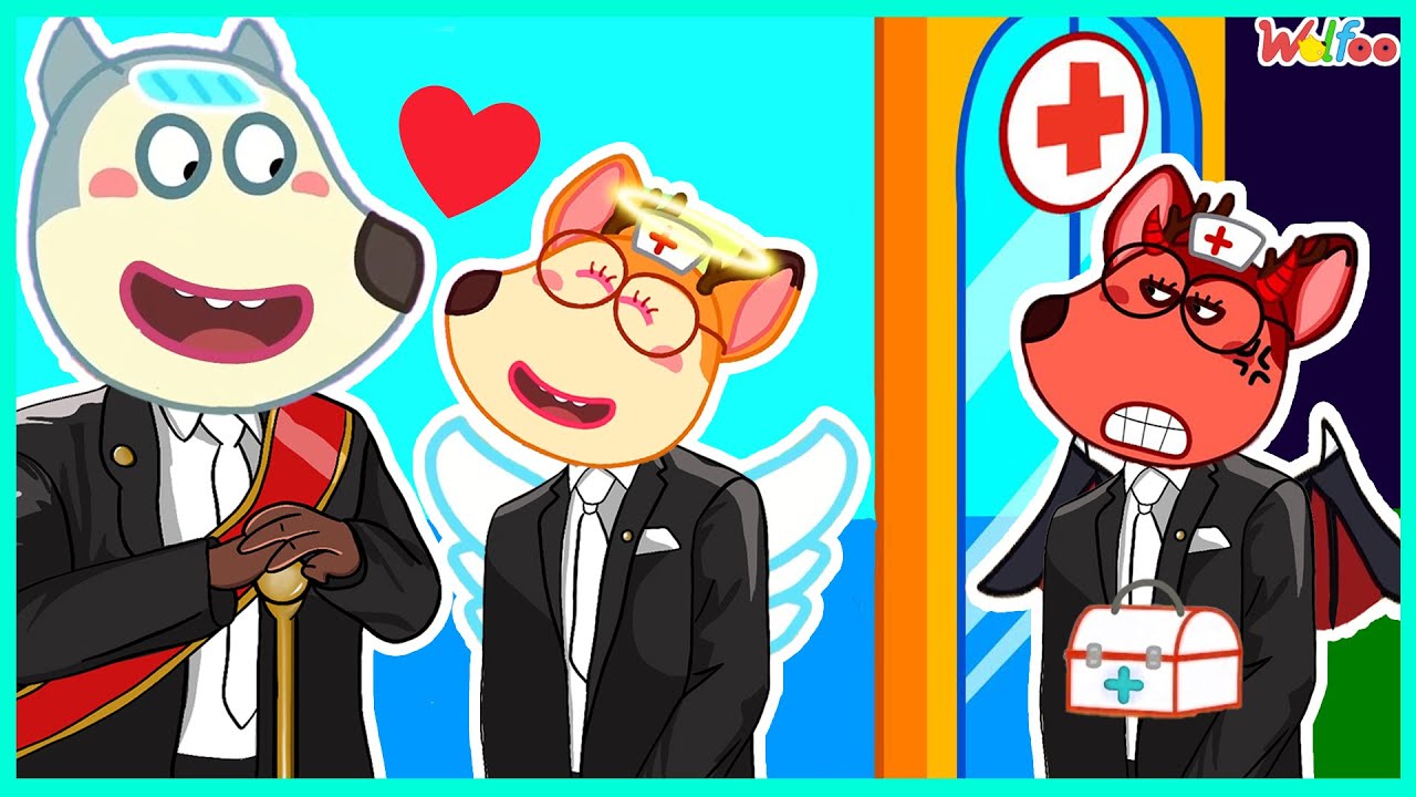 Wolfoo's Doctor Angel or Demon | Coffin Dance Meme Song - YouTube