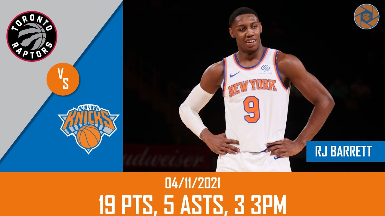 RJ Barrett's Full Game Highlights: 19 PTS, 5 ASTS, 3 3PM vs Raptors ...