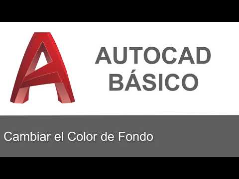 AutoCAD Básico: Color de Fondo - YouTube
