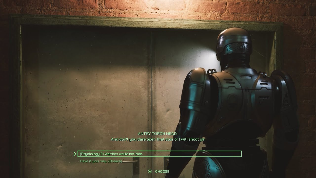 RoboCop Rogue City Alex Murphy Calling Out The Mighty Nuke Warriors ...