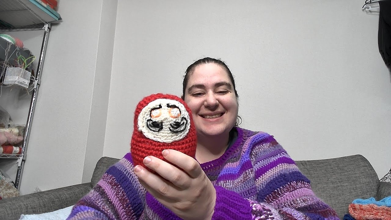 Yarning over in Japan- brought to you by the color purple - YouTube