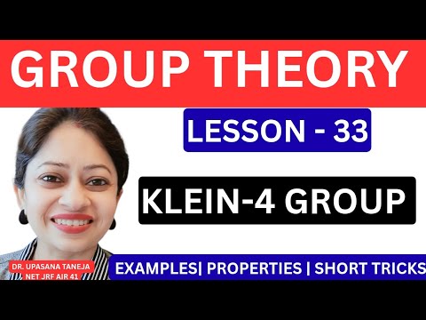Klein 4 group - group theory - YouTube