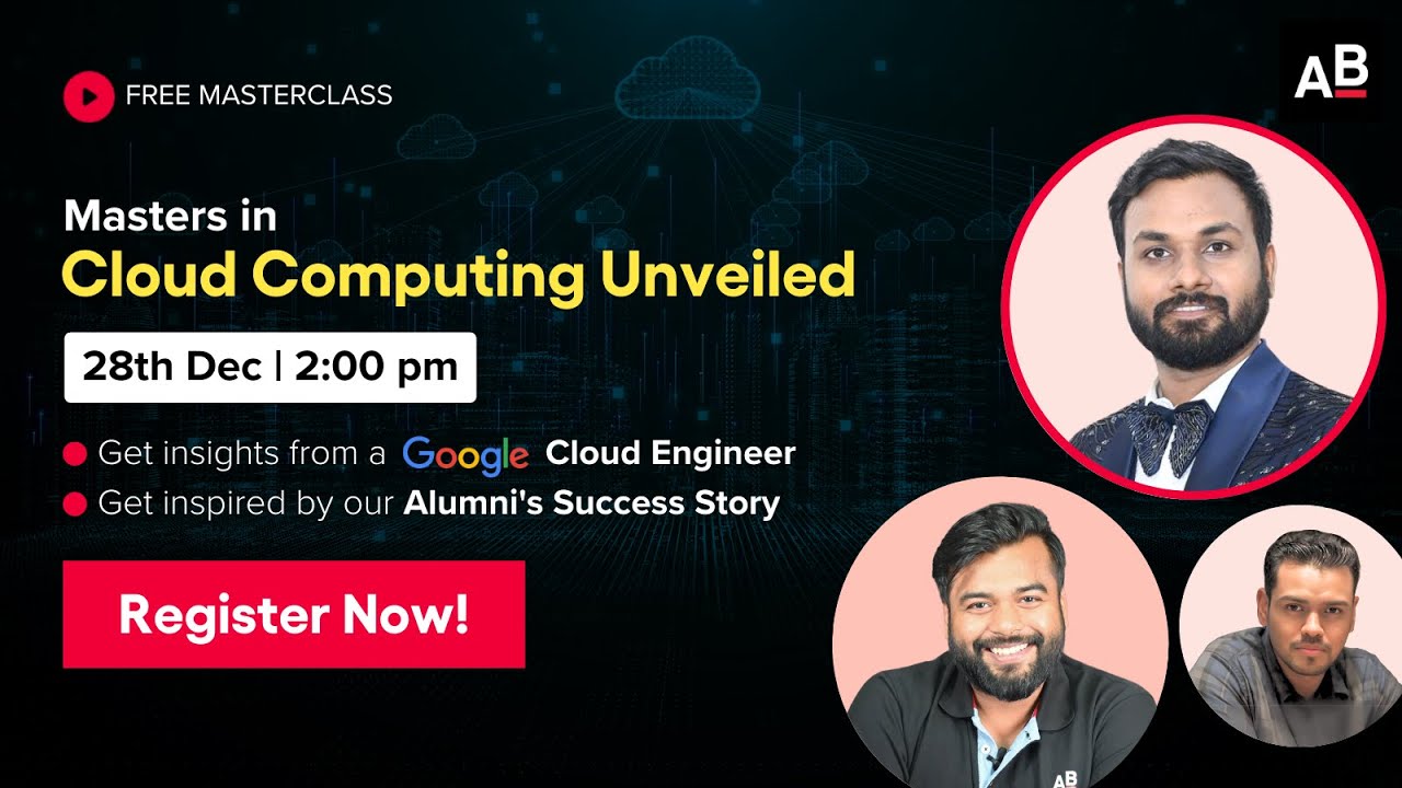 Masters in Cloud Computing Unveiled- AlmaBetter Free Masterclass - YouTube