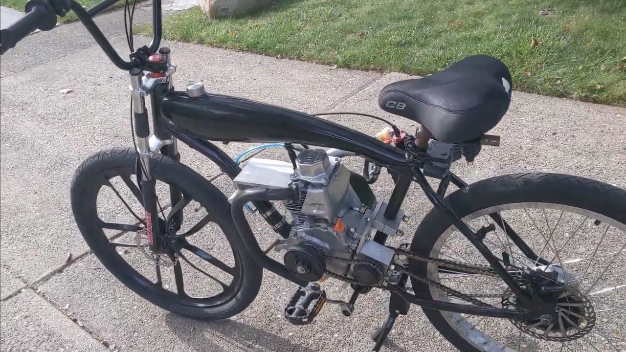 Predator 212cc motorized bike #2 - YouTube
