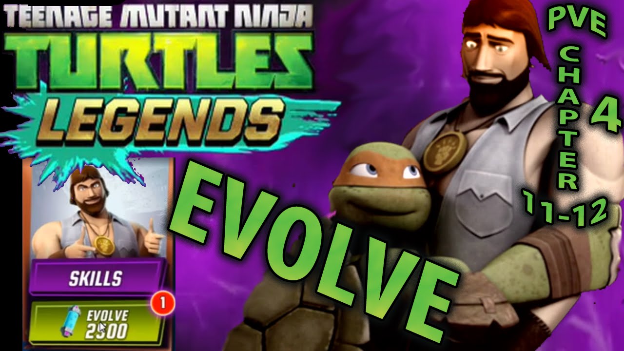 Evolve Chris Bradford CARD TMNT Legends PVE gameplay 10 - YouTube