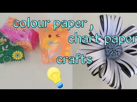 colour chart paper crafts||arts and crafts easy|| paper crafts easy at ...