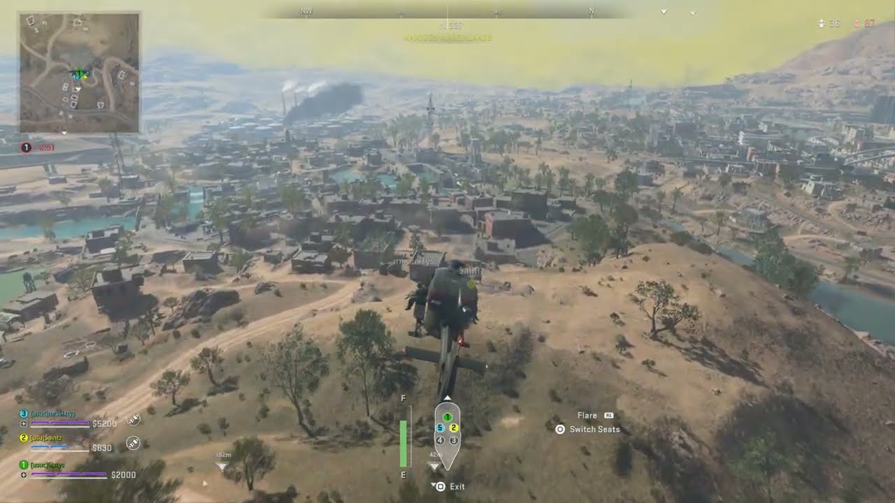 insane car chase gone wrong (warzone 2) - YouTube