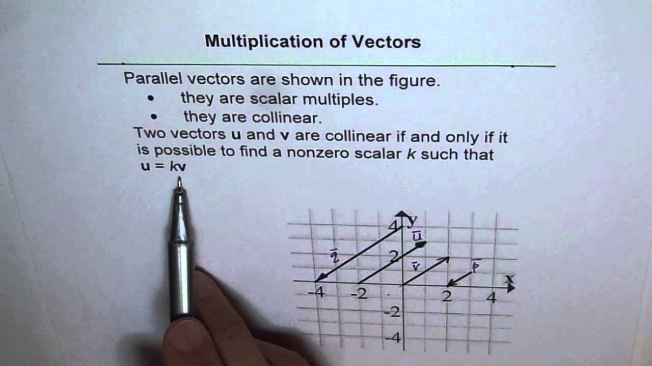 Parallel Collinear Scalar Vectors - EDEXCEL - GCSE - YouTube