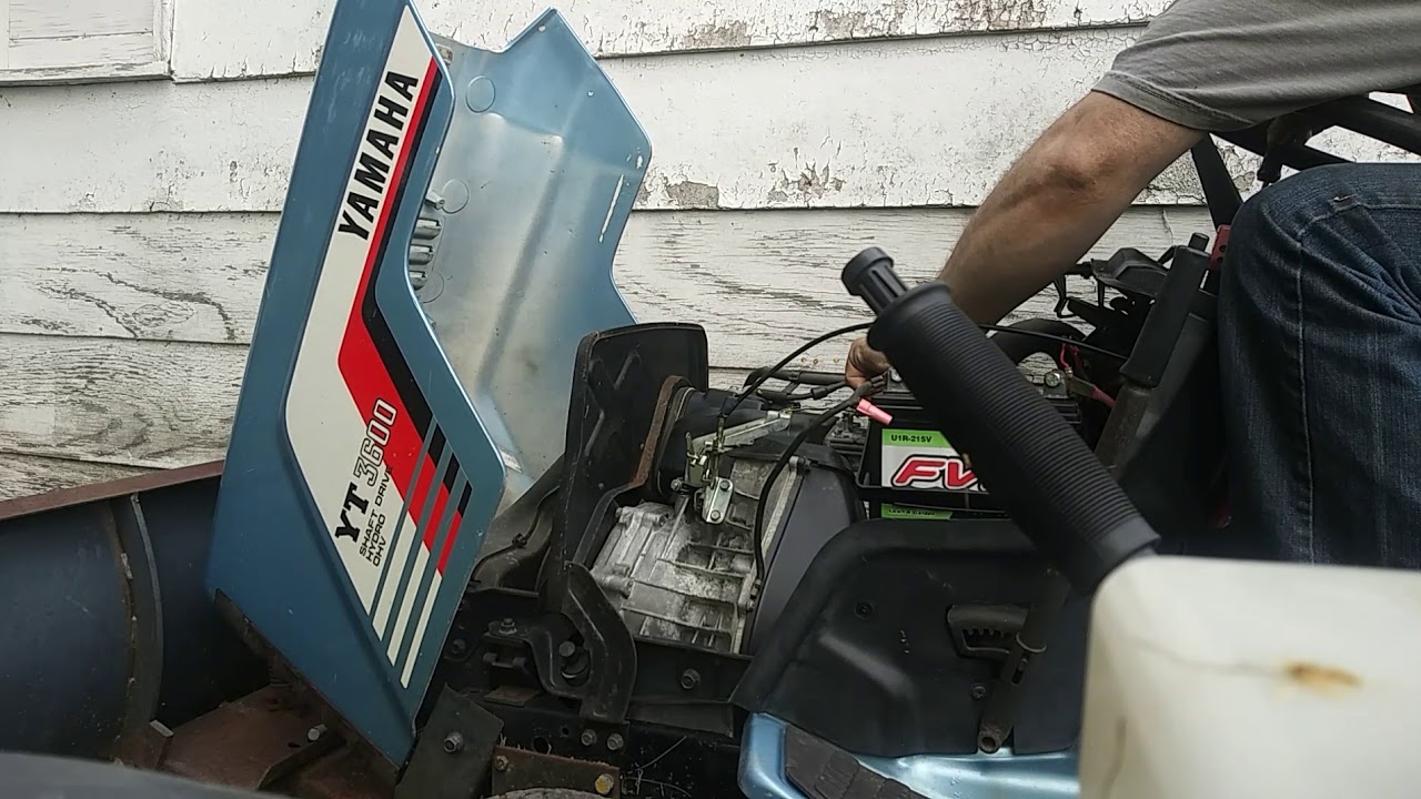 Yamaha YT3600 | Interesting Tractor w/ Interesting Engine! COLD START w ...