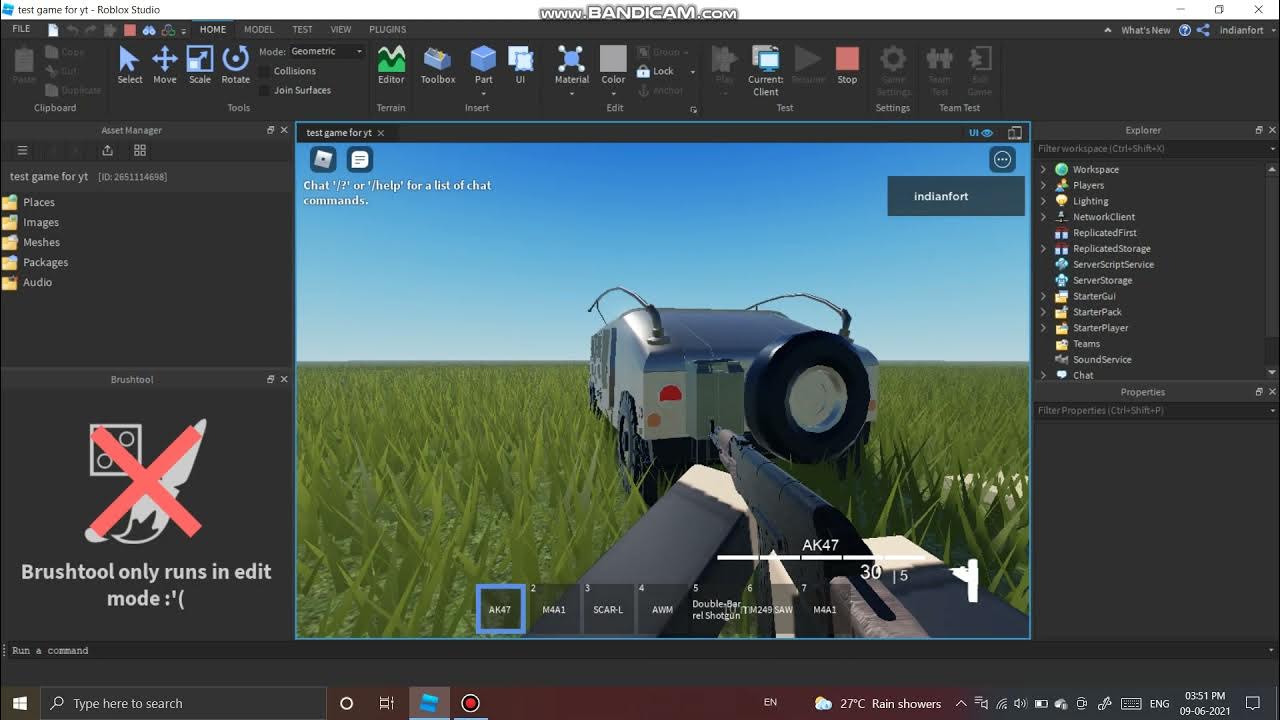 How to use free FPS gun models in roblox Studios | Agatya kotwal - YouTube