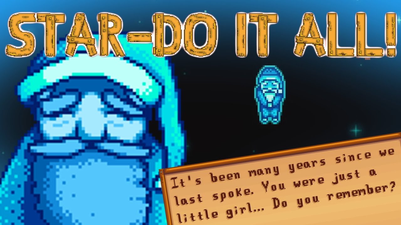 Haunted by Ghost Grandpa || Stardew Valley 100% Playthrough - #23 - YouTube