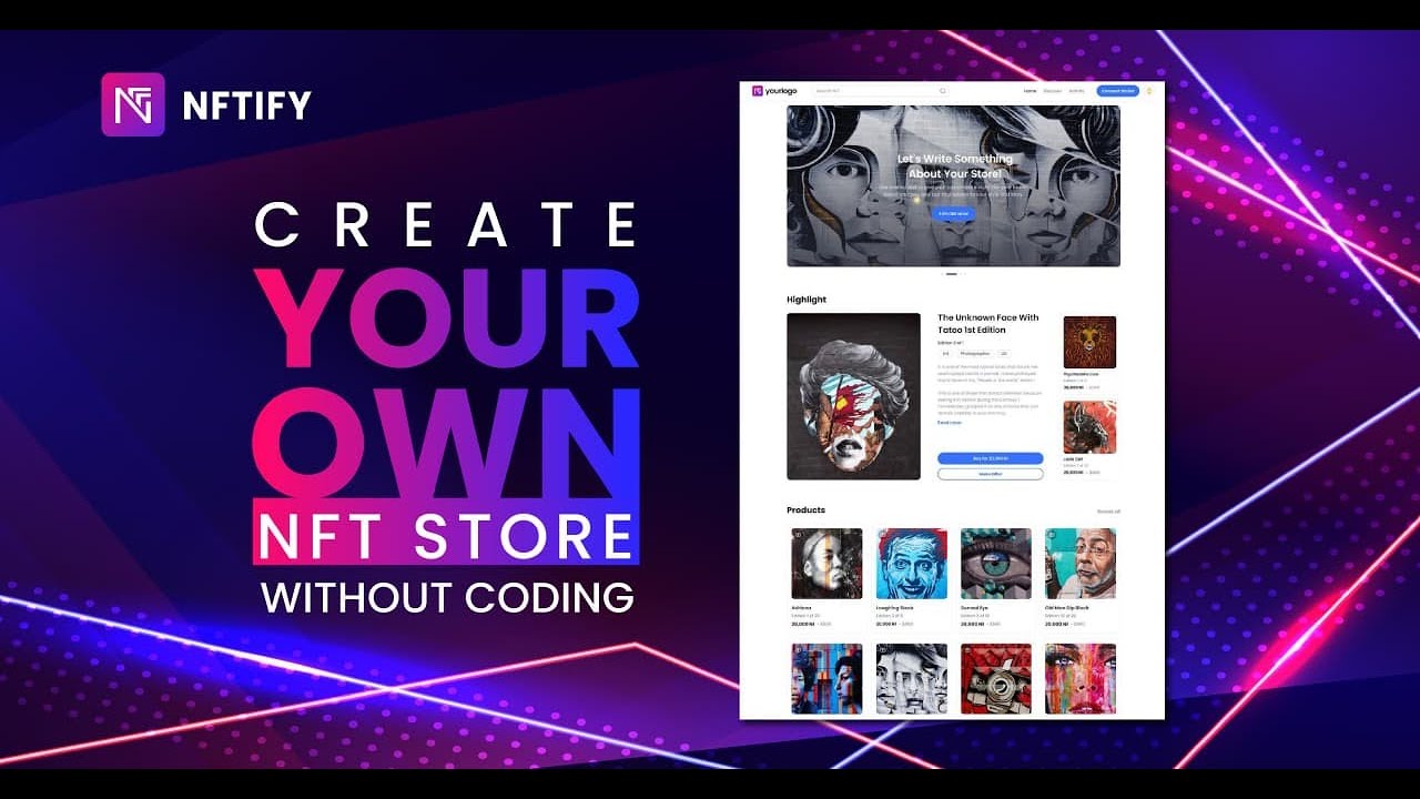 Create NFT Marketplace Within Minutes With NFTify - YouTube