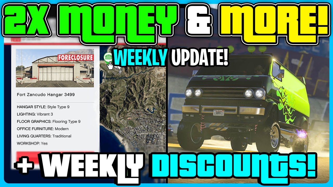 GTA 5 Online Weekly Update! 2X Money & More! - YouTube