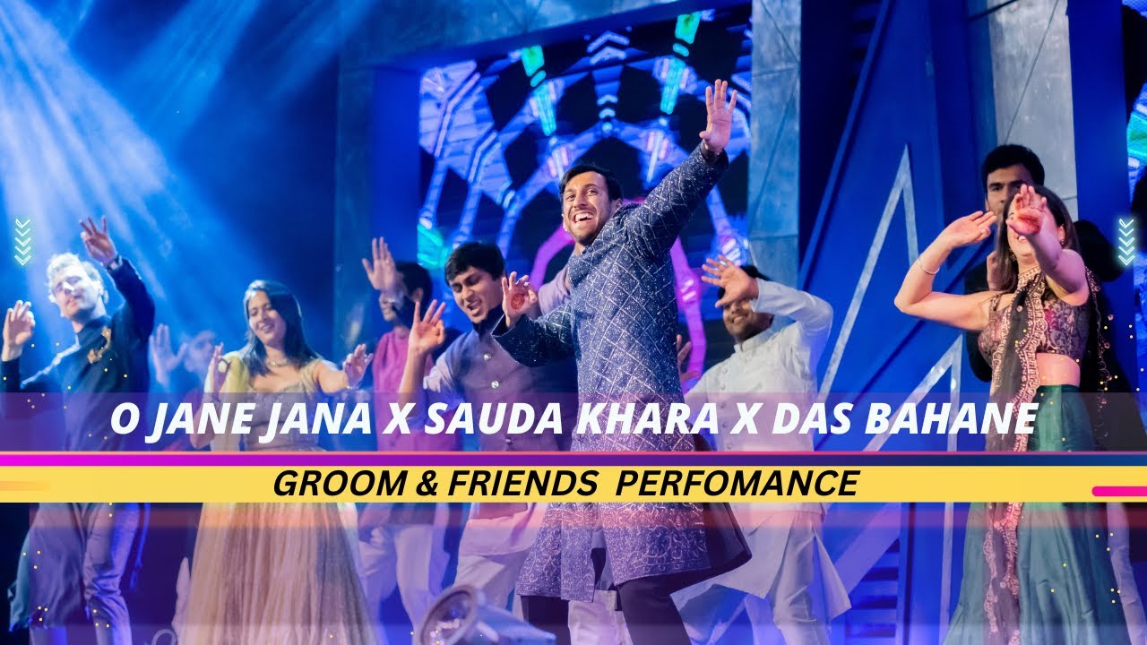 Groom & friends dance performance | sangeet | Indian weddings | dance ...