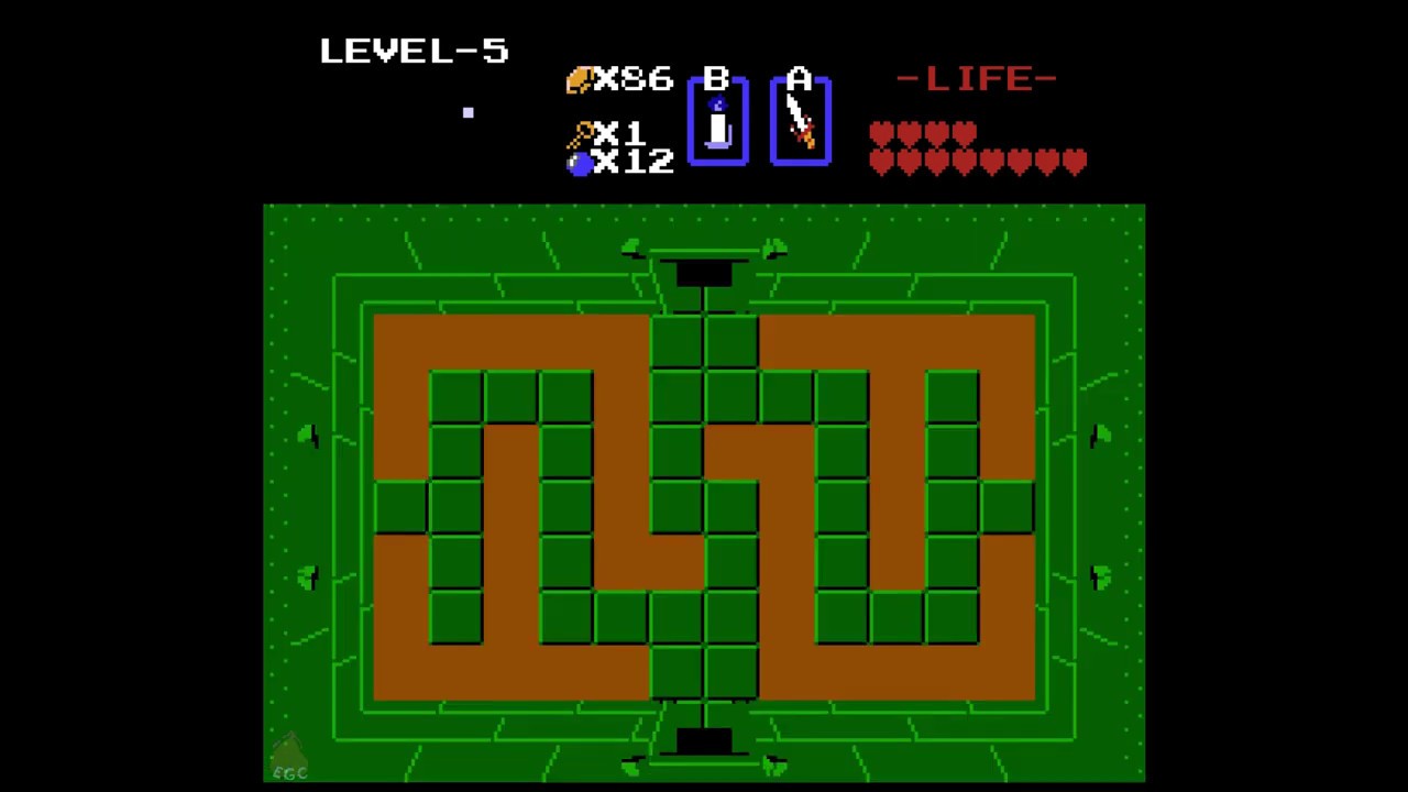 Level 5 Simple Walkthrough (First Quest) - The Legend of Zelda First ...