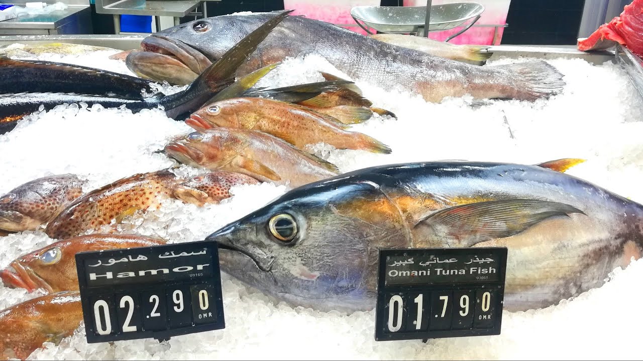 Variety of Fish in Oman Muscat with Price || Sultan Center Qurum ...