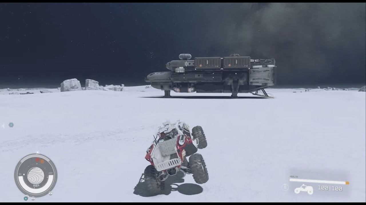 Starfield (PC) - Moon Rhea, Sol System - YouTube