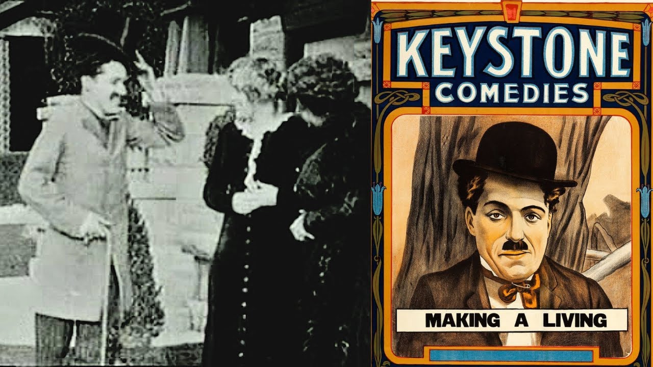 Making A Living (1914) Charlie Chaplin - Classic Silent Movie - YouTube