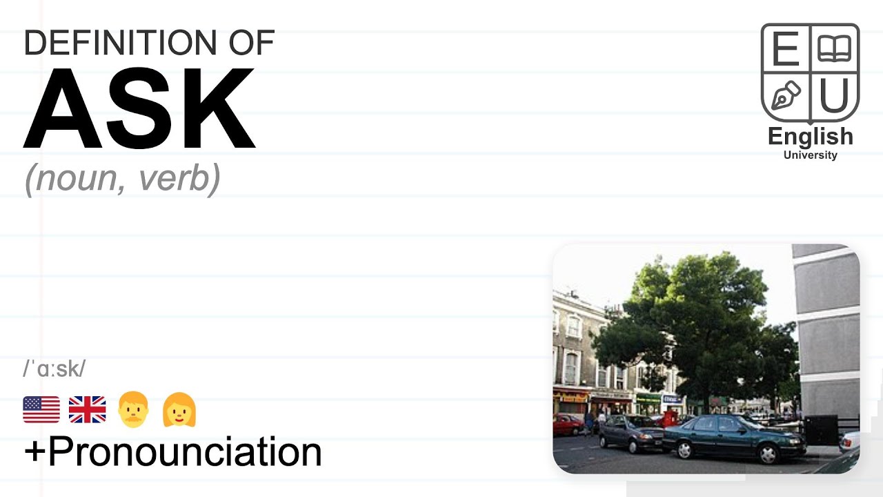 ASK meaning, definition & pronunciation | What is ASK? | How to say ASK ...