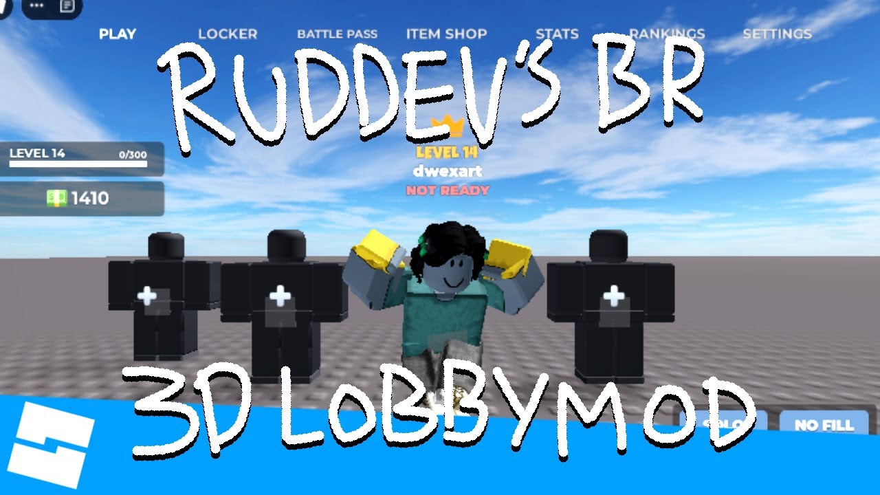 Roblox Battle Royale Tutorial: 3D LOBBY - YouTube