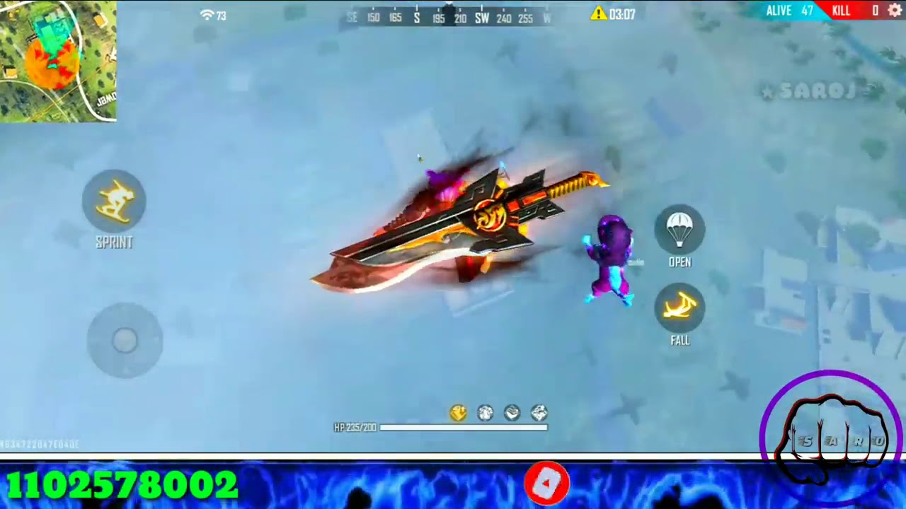 Free fire attack and 16 kills - YouTube