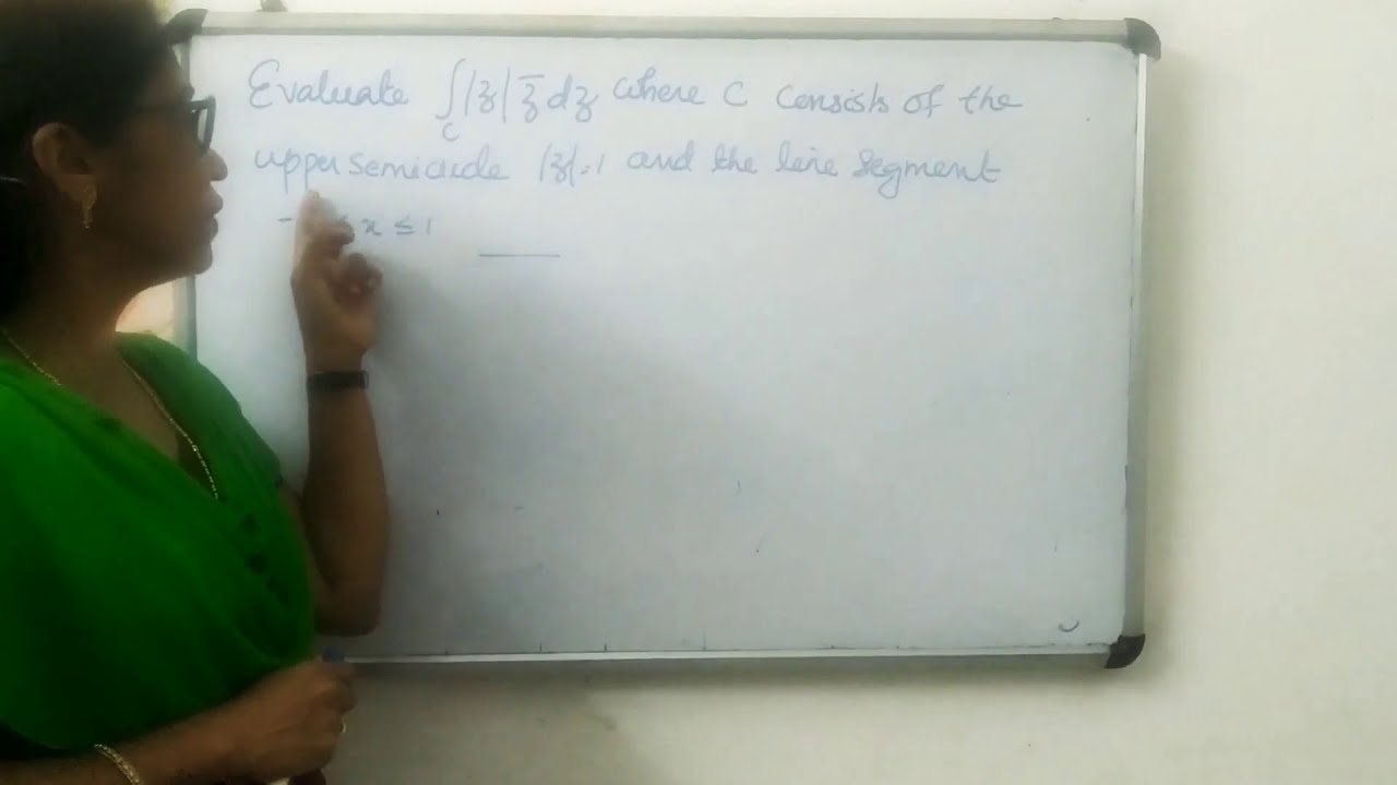 Module IV - Complex Integration Line Integral (Problem No.4) - YouTube