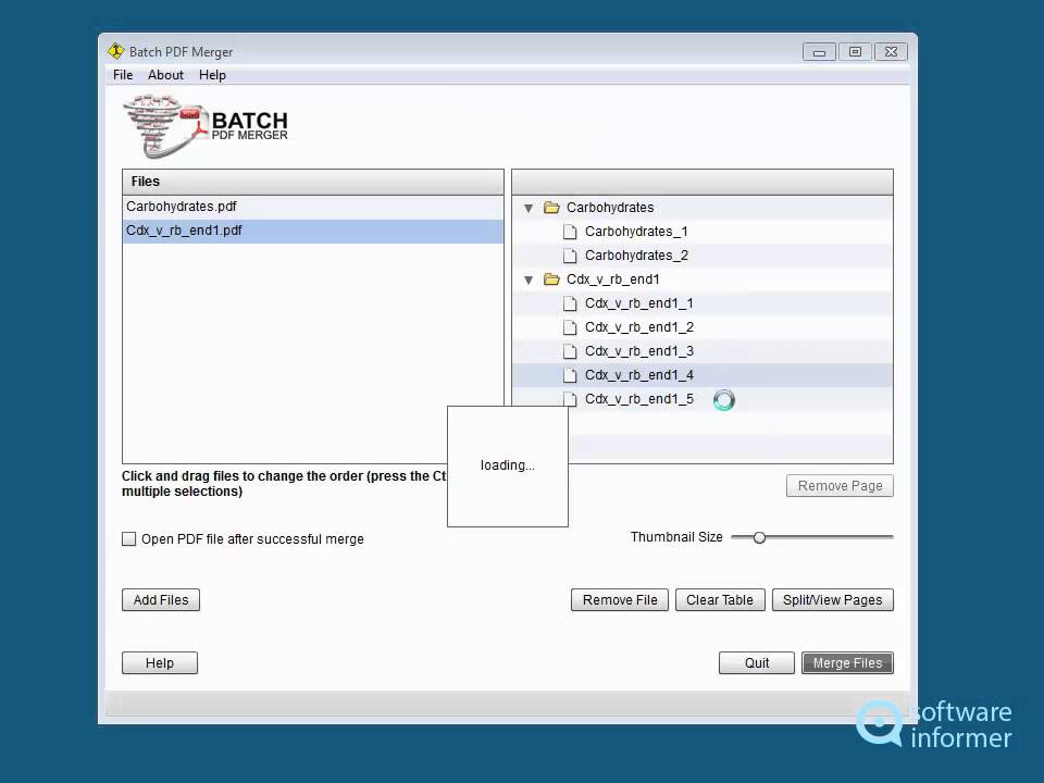 Batch PDF Merger demonstration - YouTube