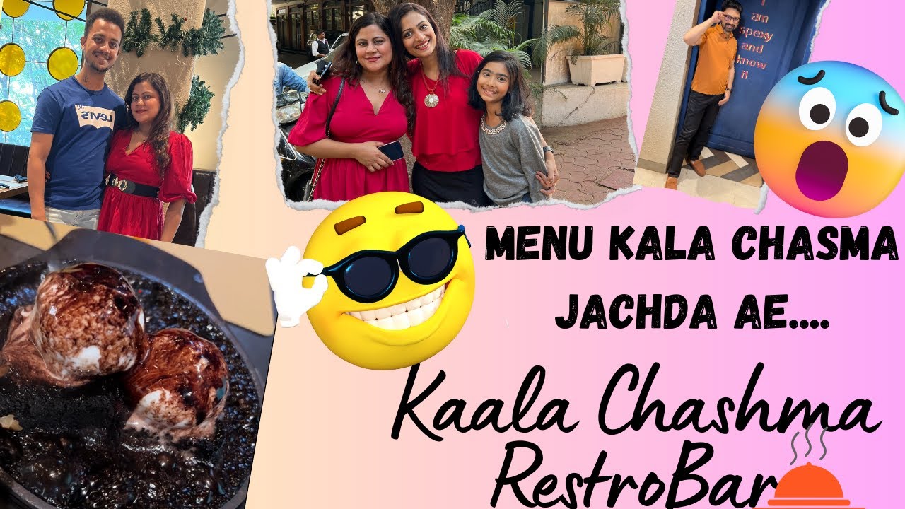 Menu Kaala Chashma Jachda Ae || Kaala Chashma || RestroBar || Sunday ...