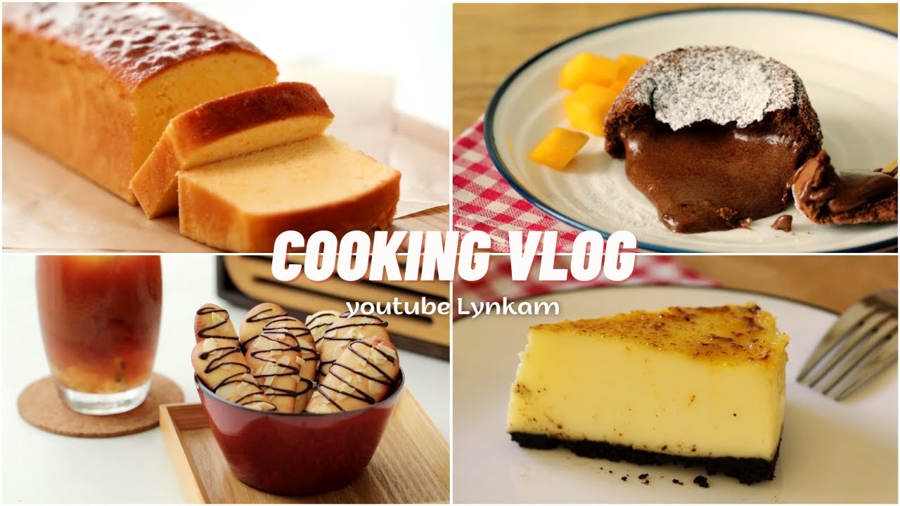 ASMR - VIETSUB || Tự làm Bánh Lava Sicula, Bánh Sữa Tươi Nướng, Bông ...