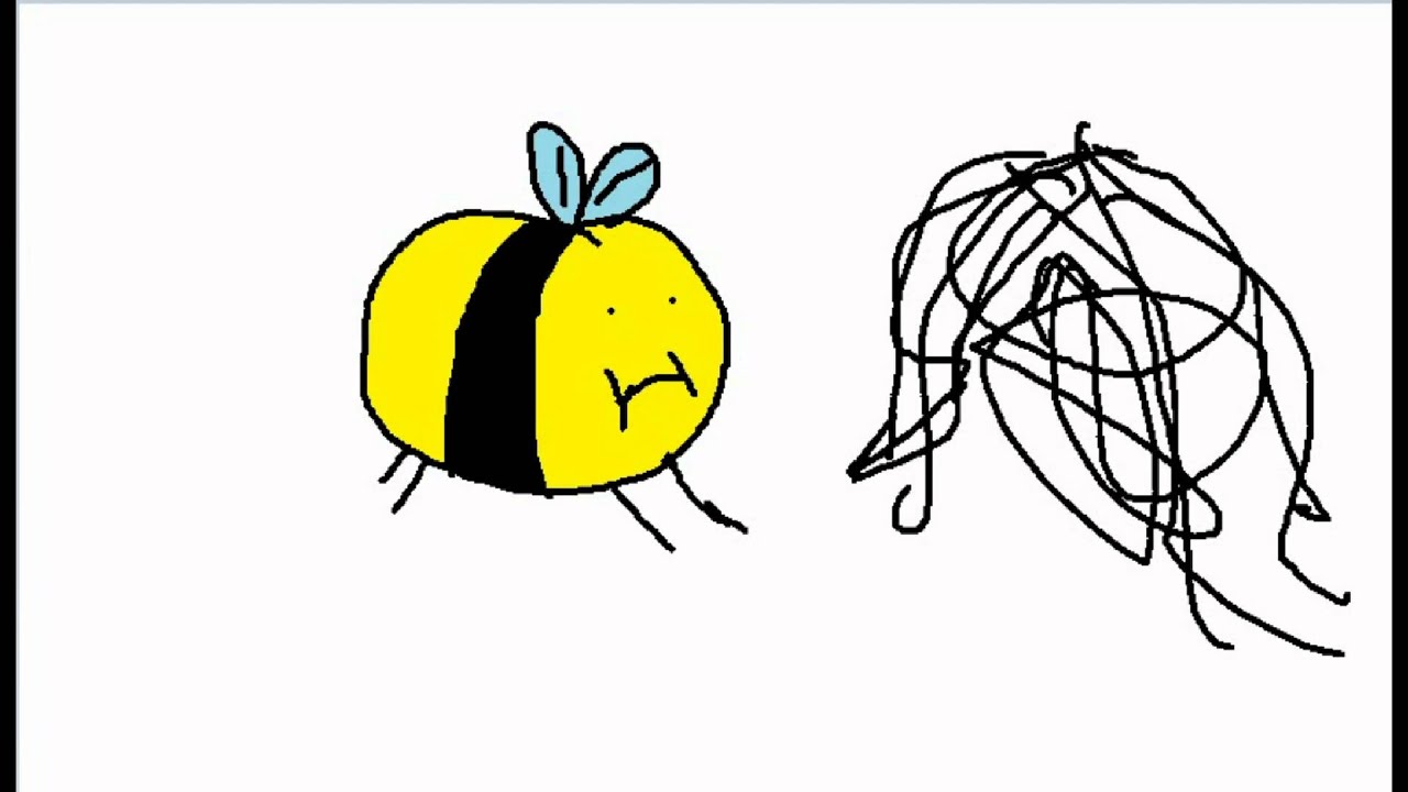 Speed Drawing Bees - YouTube