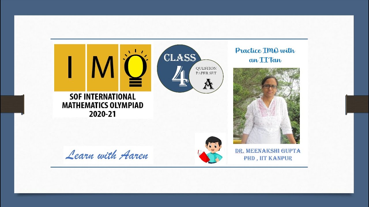 IMO 2020-21 Set - A | Class 4 | International Mathematics Olympiad ...