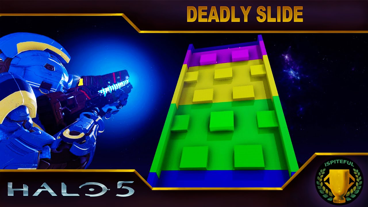 Halo 5 Custom Game : Deadly Slide - YouTube