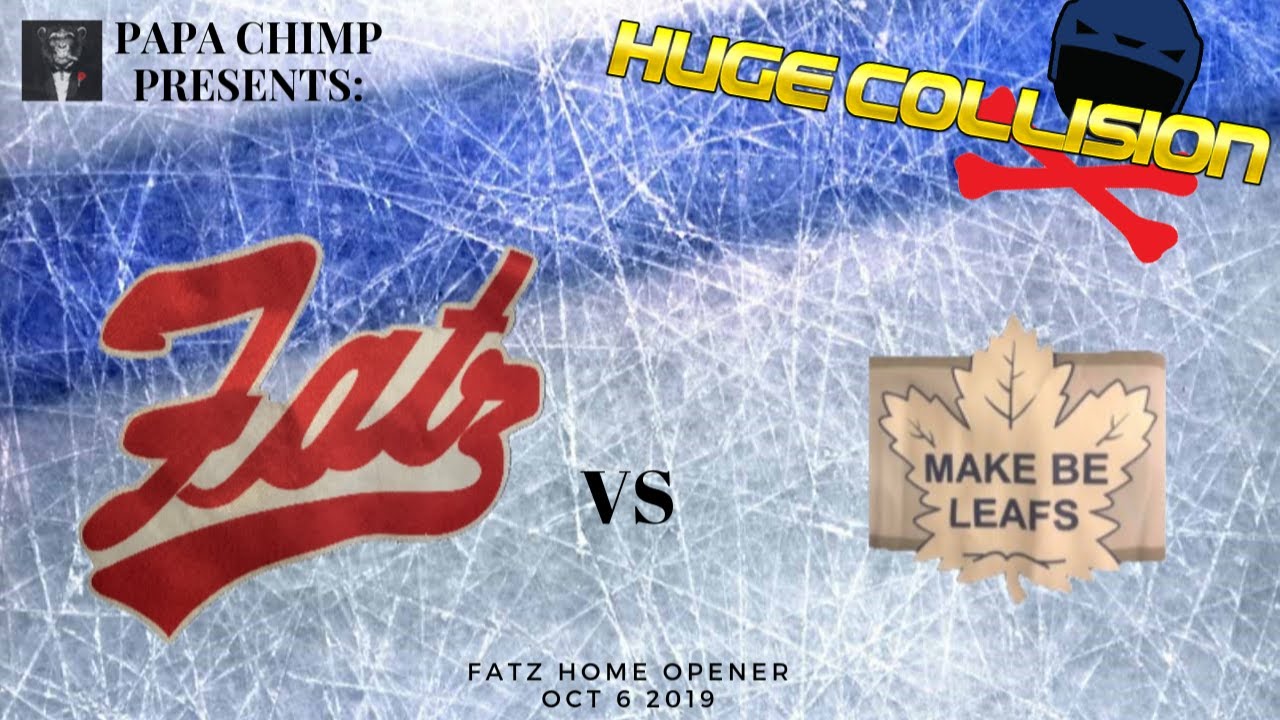 Fatz vs Make Be Leafs - Beer League Rec Hockey - Game 1 - YouTube