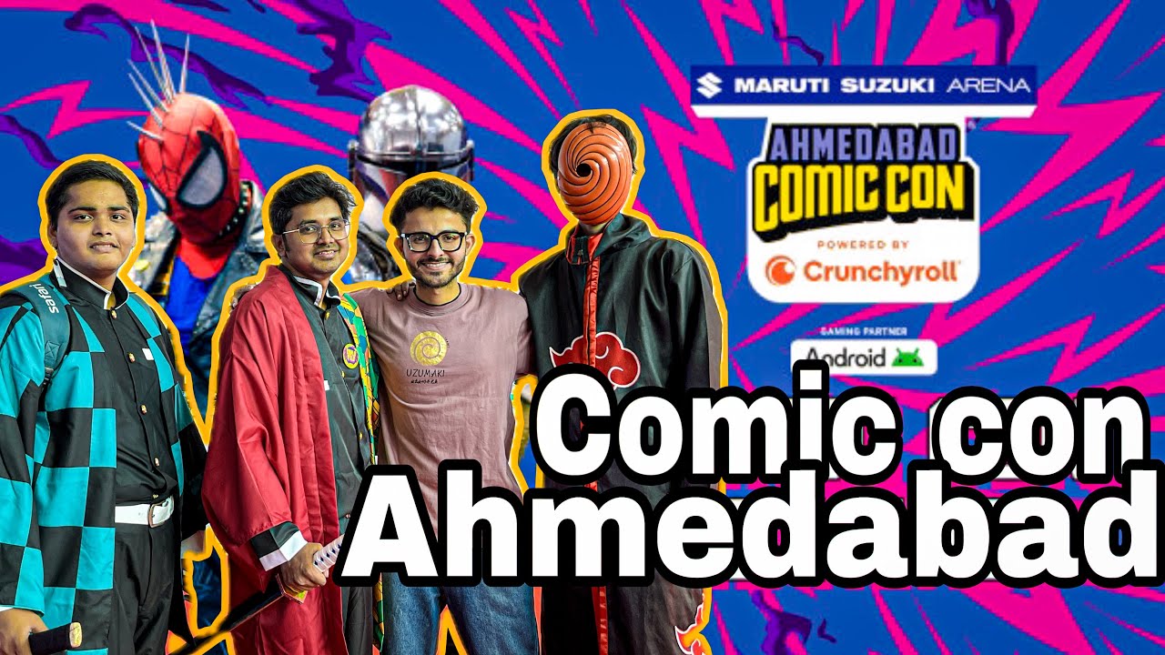 😍 COMIC CON AHMEDABAD 2025 VLOG 🔥| INSANE COSPLAYS, MERCH UNBOXING ...
