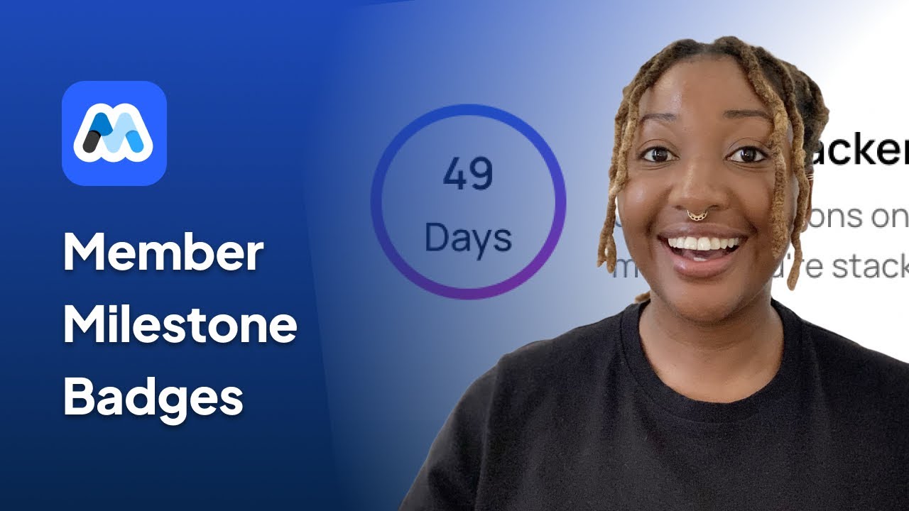 How to Create Member Milestone Badges - YouTube