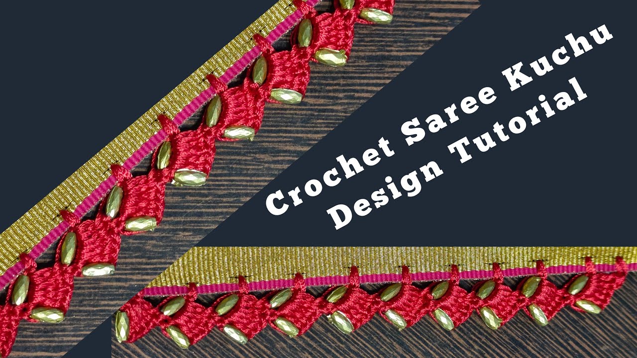 New crochet saree kuchu design🥳 | Sony Creative Designer - YouTube