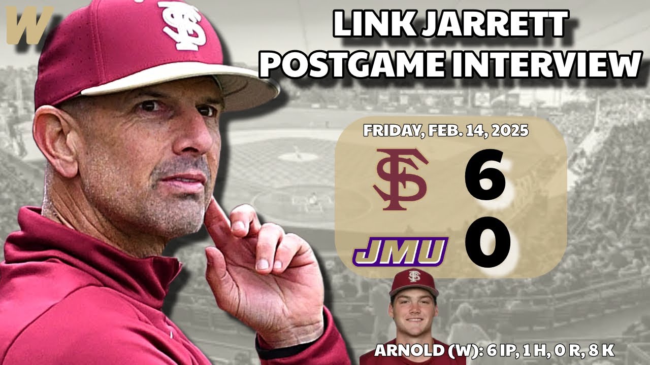 FSU Baseball | Florida State head coach Link Jarrett on season opening ...