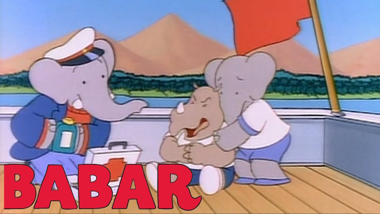 Babar | Episodio 37: La caza del serpiente marina - YouTube