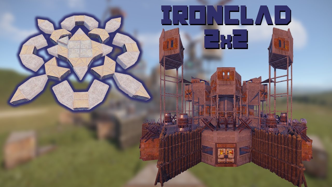 The IronClad - My favorite 2x2 - Core bunker - Wide gaps - Towers ...