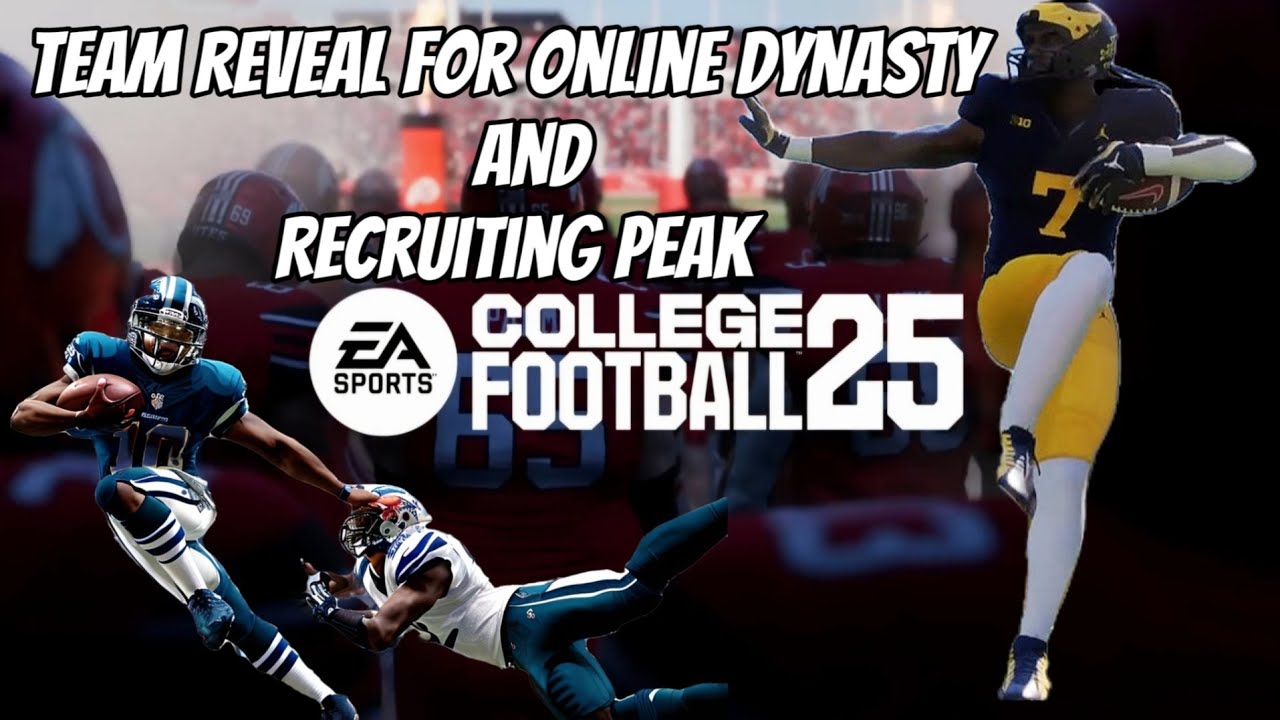 College Football 25 It's Official!! Online Dynasty Team Reveal And A ...