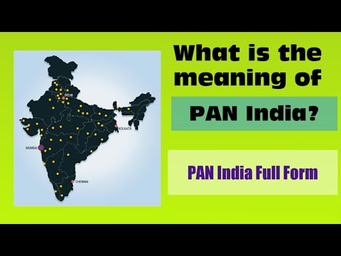 What Is The Full Form of PAN India/PAN India meaning/PAN India/PAN ...