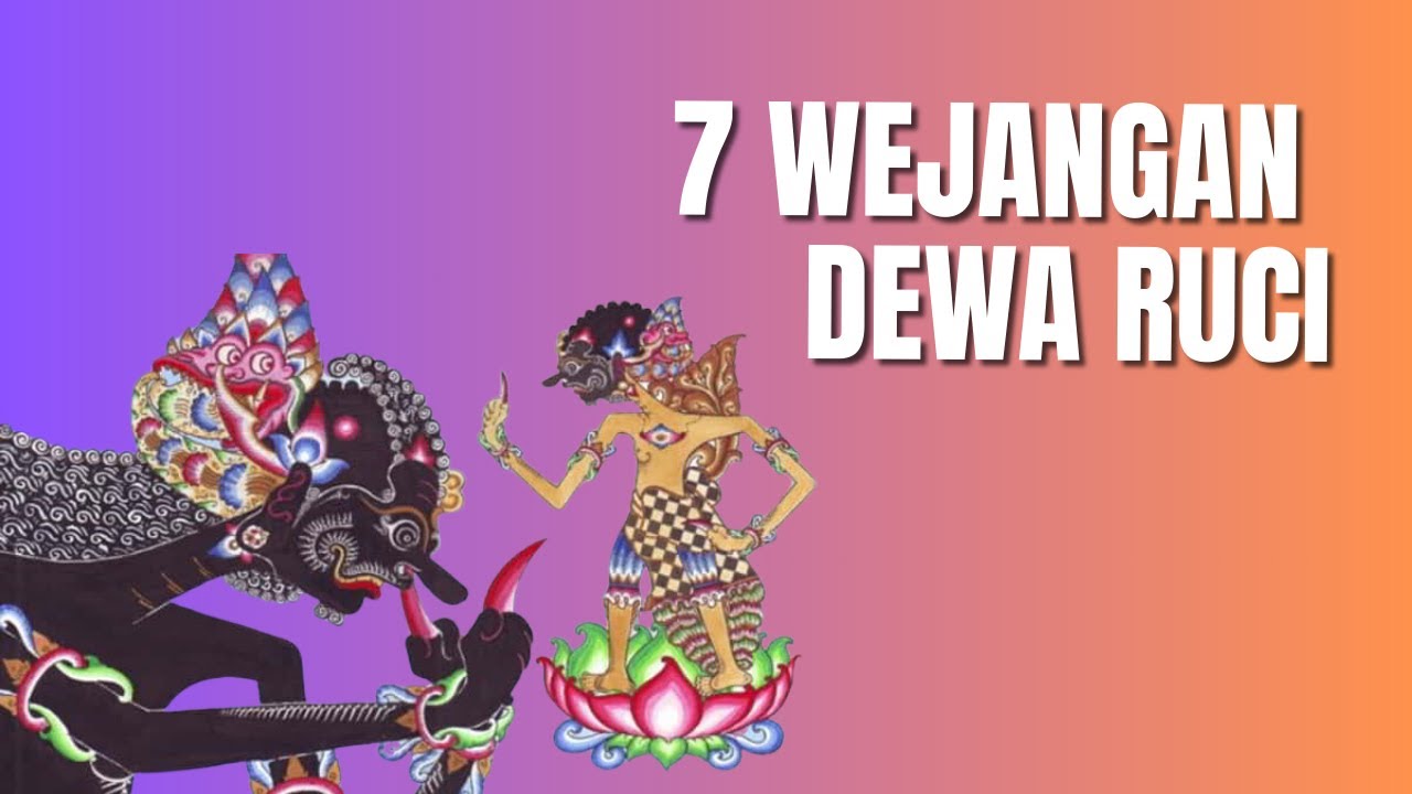 #3 Tujuh Wejangan Dewa Ruci | Sastro Jendro - YouTube