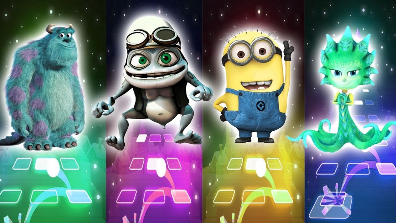 monsters inc vs crazy frog vs minions VS octobella - YouTube