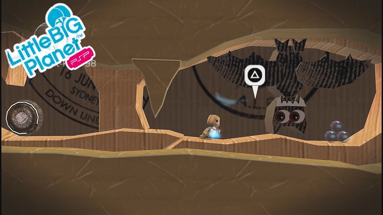 LittleBigPlanet PSP - The Cardboard Caverns - YouTube