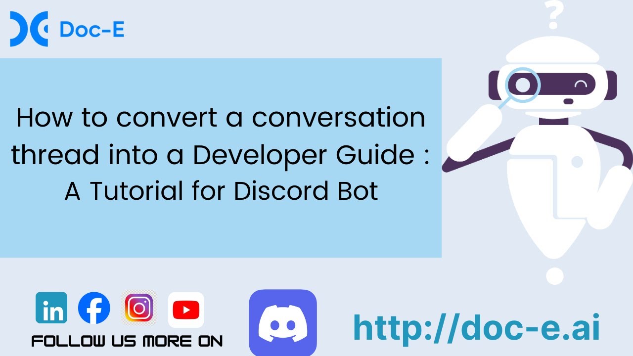 How to convert a conversation thread into a Developer Guide - YouTube