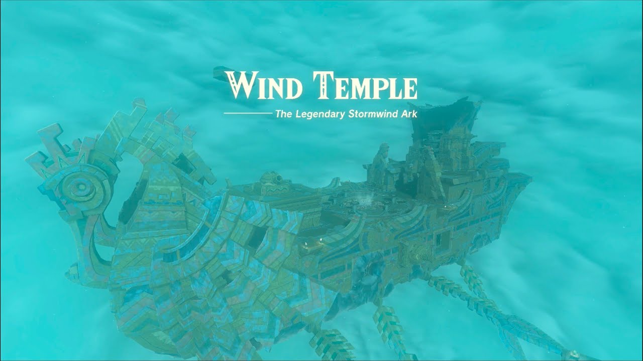 Winde Temple - The Legendary Stromwind Ark (The Legend of Zelda - Tears ...